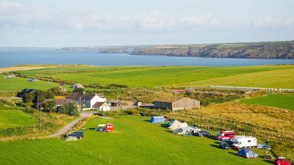 Gupton Farm National Trust Campsite - Hipcamp in Pembrokeshire, Wales