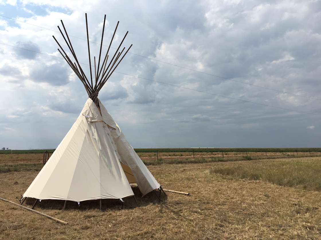 Red Deer Creek Tipi - Hipcamp in Pampa, Texas