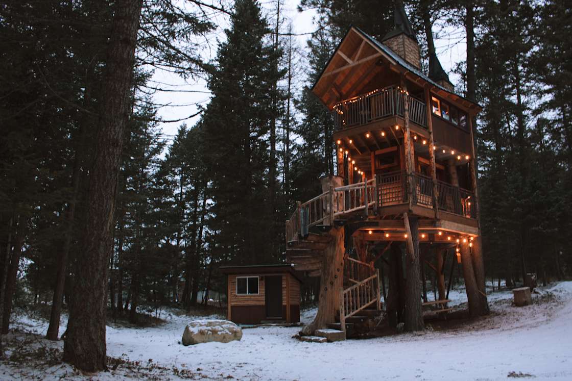 Montana Treehouse Retreat - Hipcamp in Columbia Falls, Montana