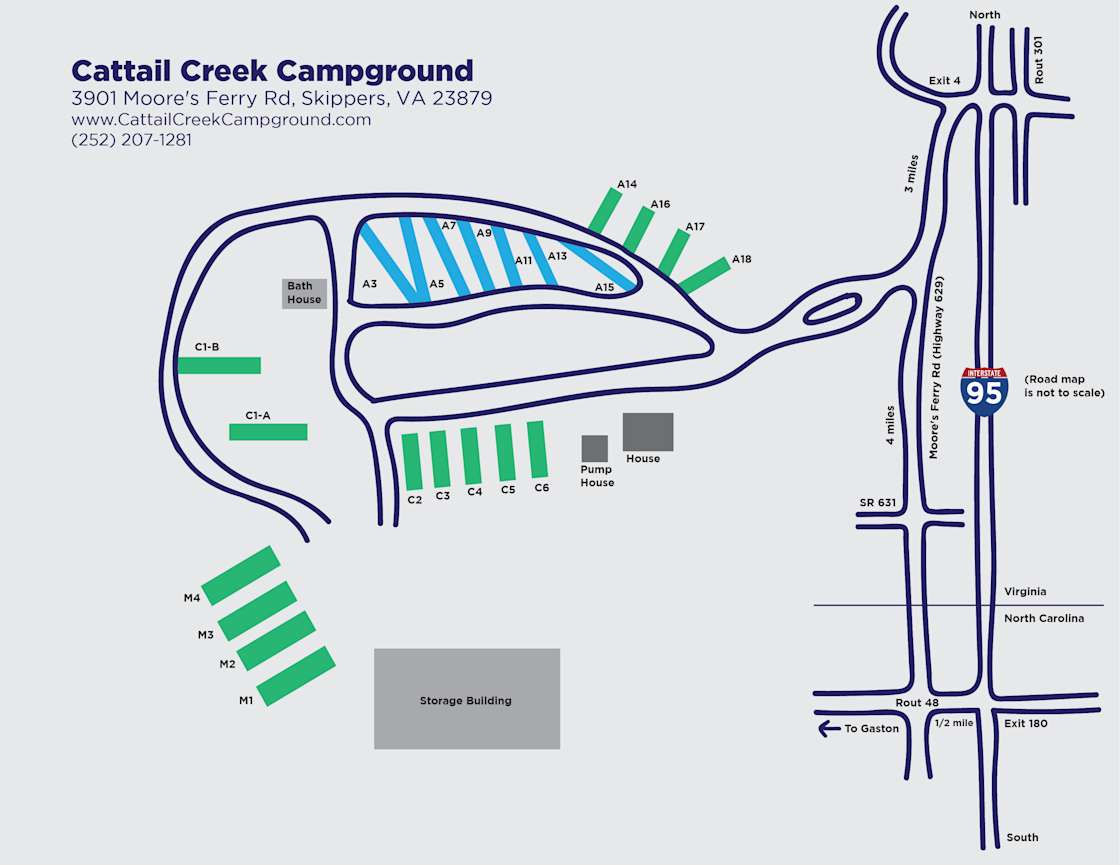 Cattail Creek Campground - Hipcamp in Skippers, Virginia