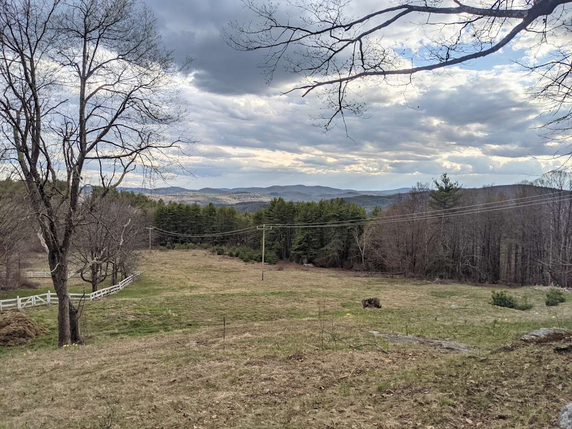 Hilltop knoll with VT valley views - Hipcamp in Chester, Vermont
