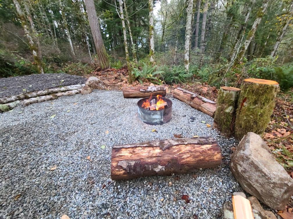 Cedar stump RV campsite - Hipcamp in Stansberry Lake, Washington