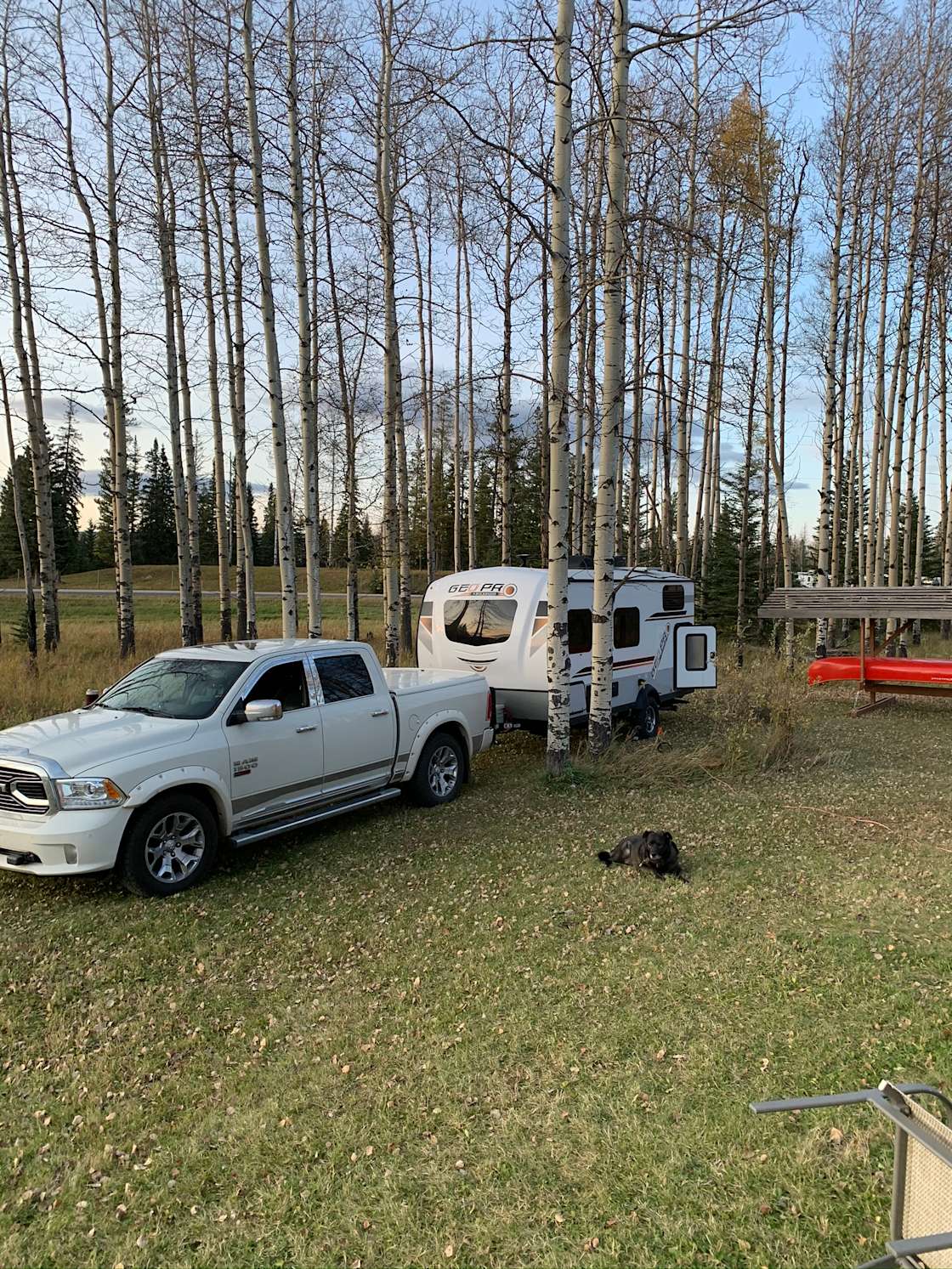 Athabasca RV Hideaway - Hipcamp in Hinton, Alberta