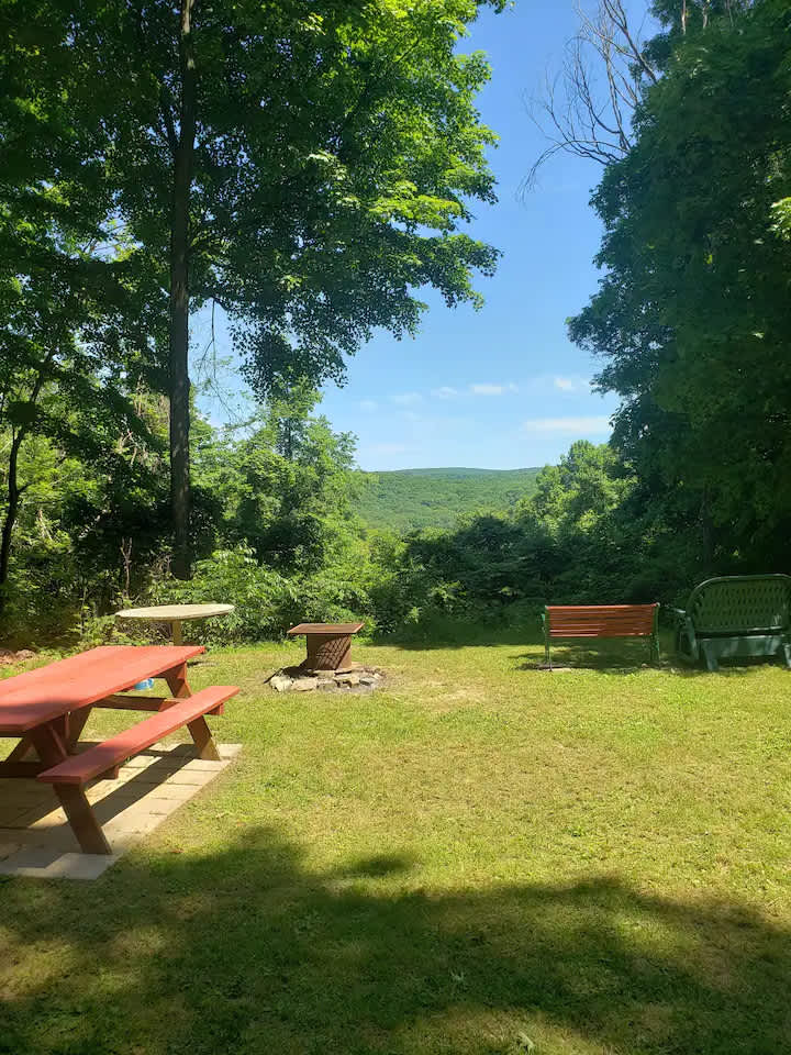 Raystown Mountain Cabin - Hipcamp in Defiance, Pennsylvania