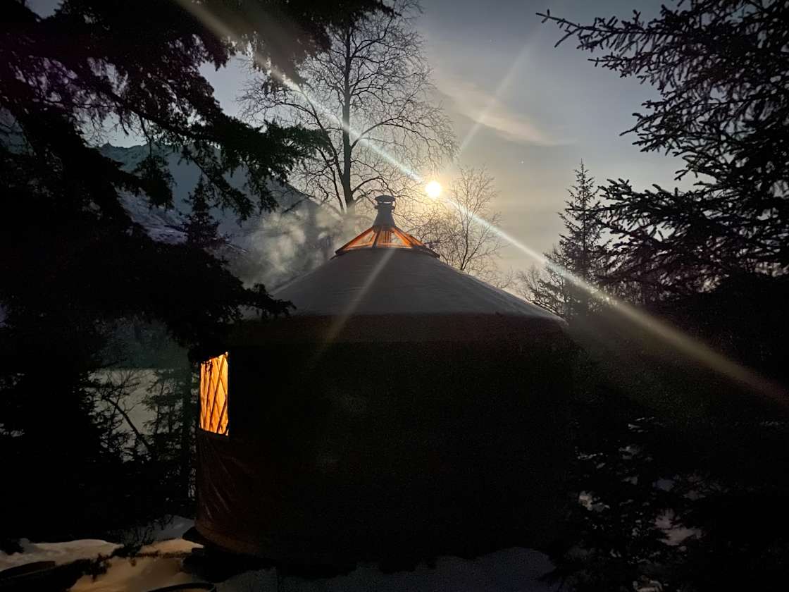 Kayak In, Backcountry Yurt Camp - Hipcamp in Crown Point, Alaska