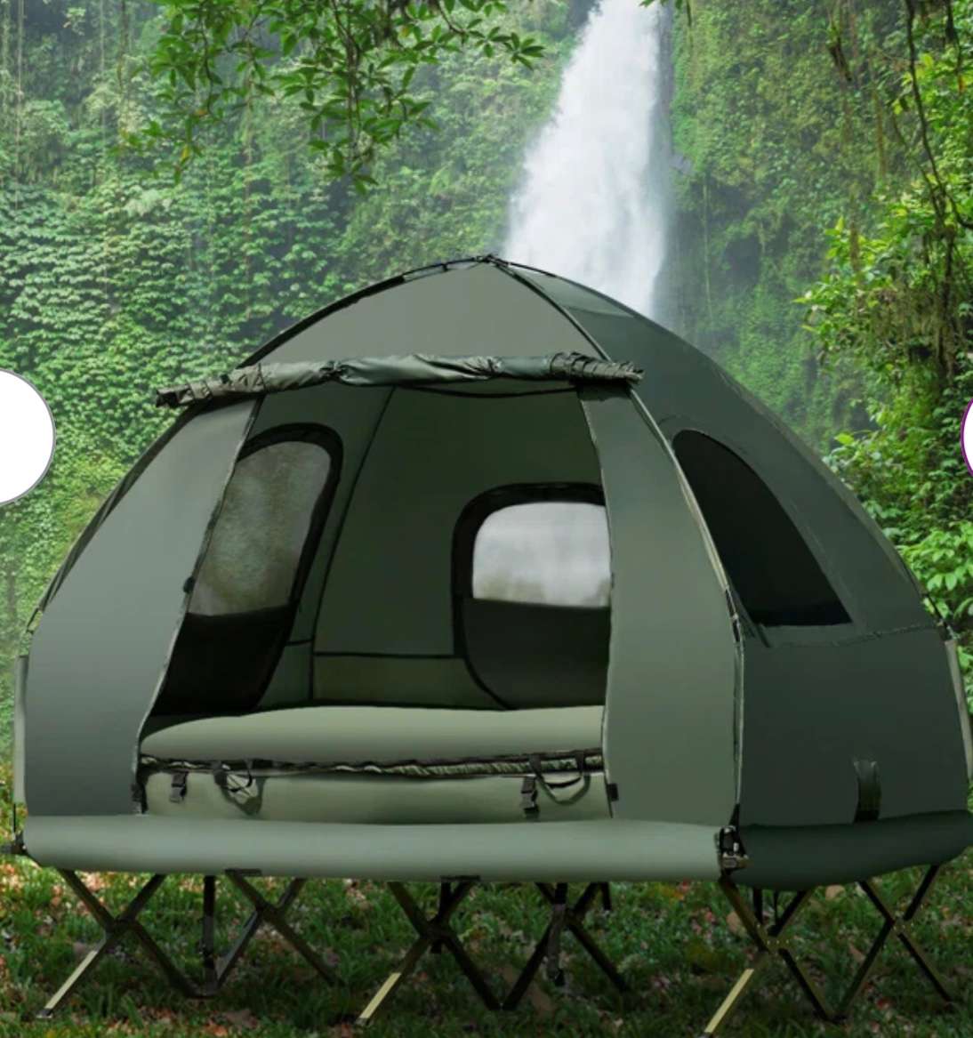 Enchanted Forest Glamp Tent - Hipcamp in Conley, Georgia