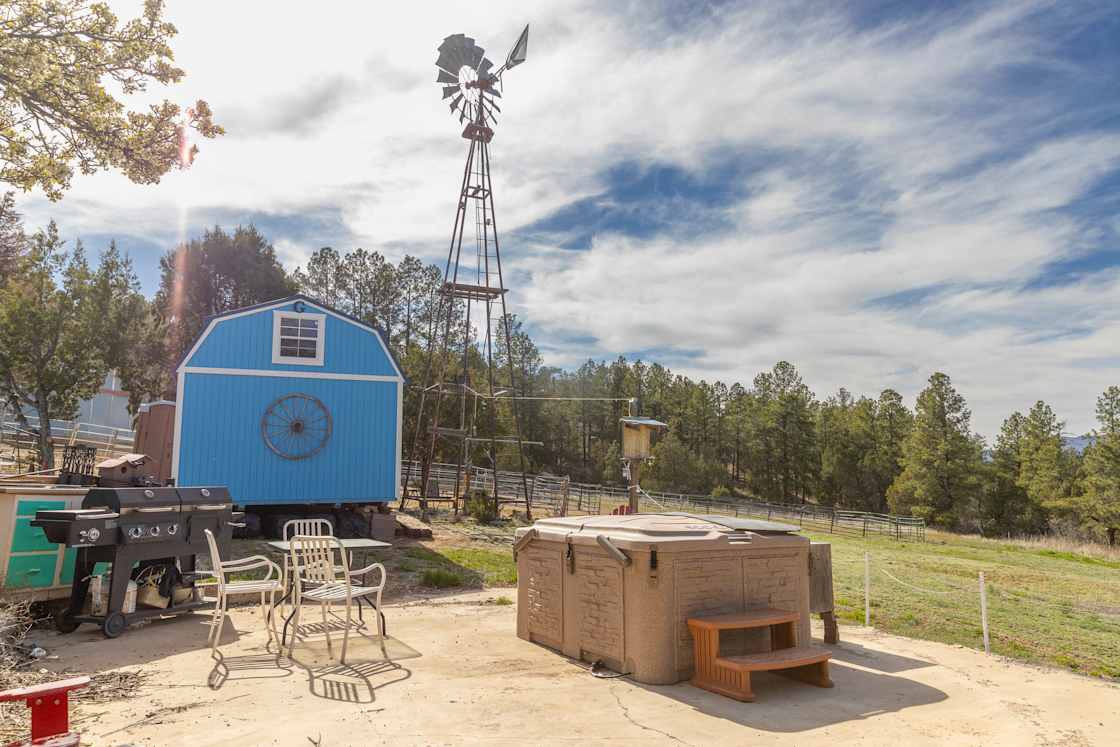Beautiful Hiking & Biking Cabin - Hipcamp in Tijeras, New Mexico