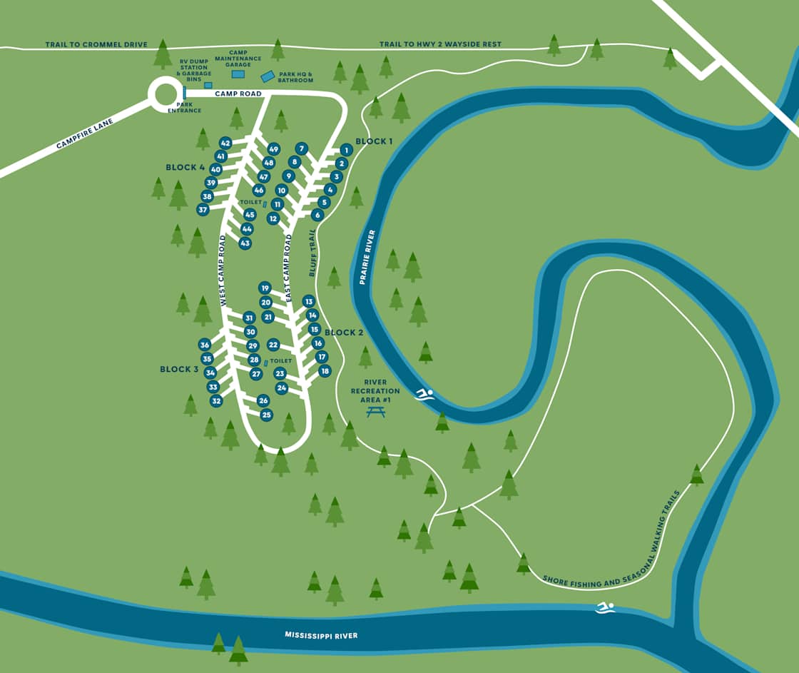 Two Rivers RV and Campground - Hipcamp in La Prairie, Minnesota