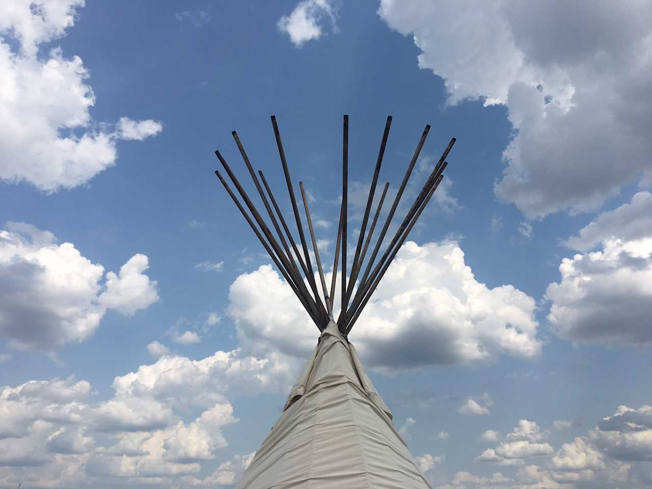 Red Deer Creek Tipi - Hipcamp in Pampa, Texas