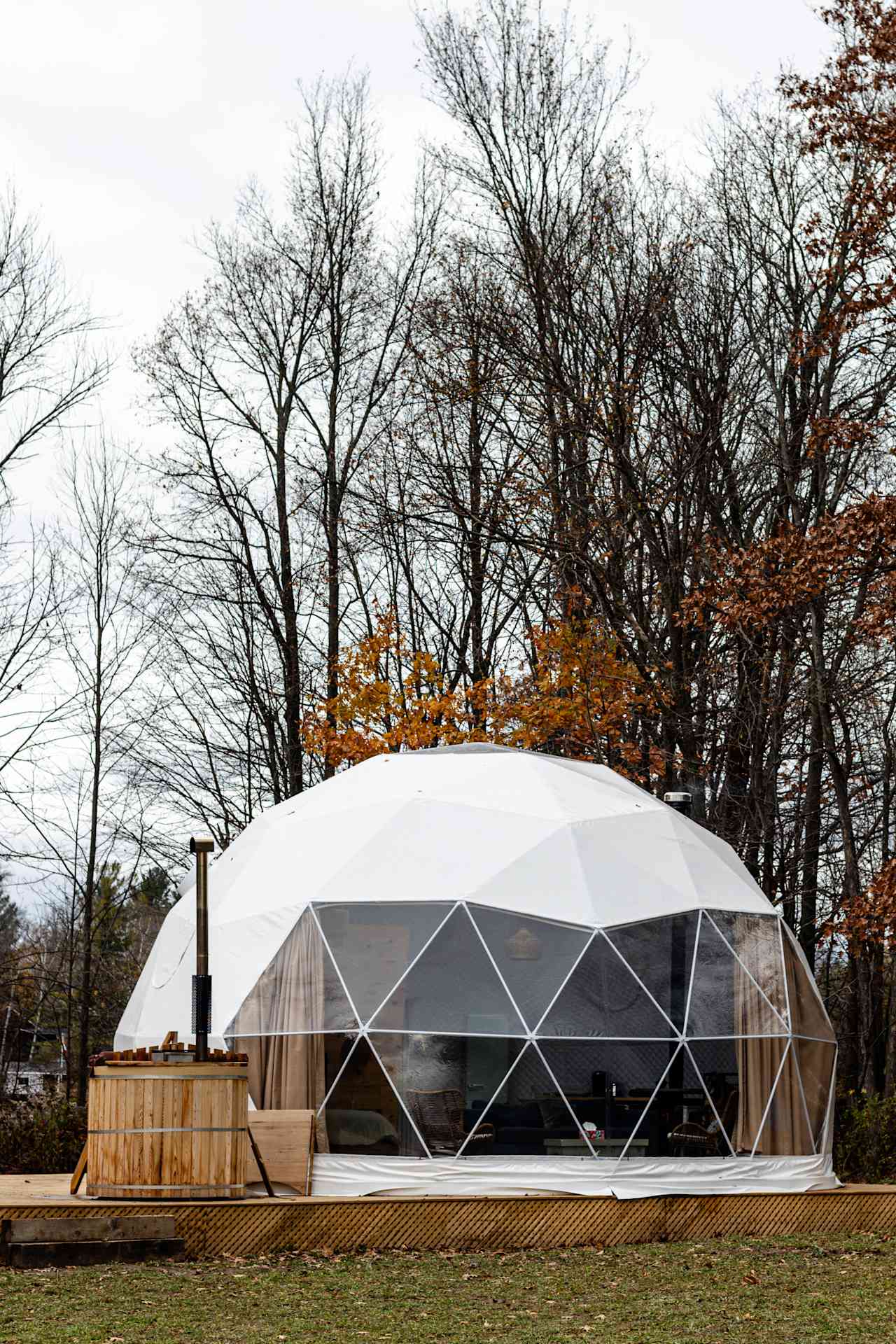 Open Sky Glamping Kawartha Dome - Hipcamp in Belleville, Ontario