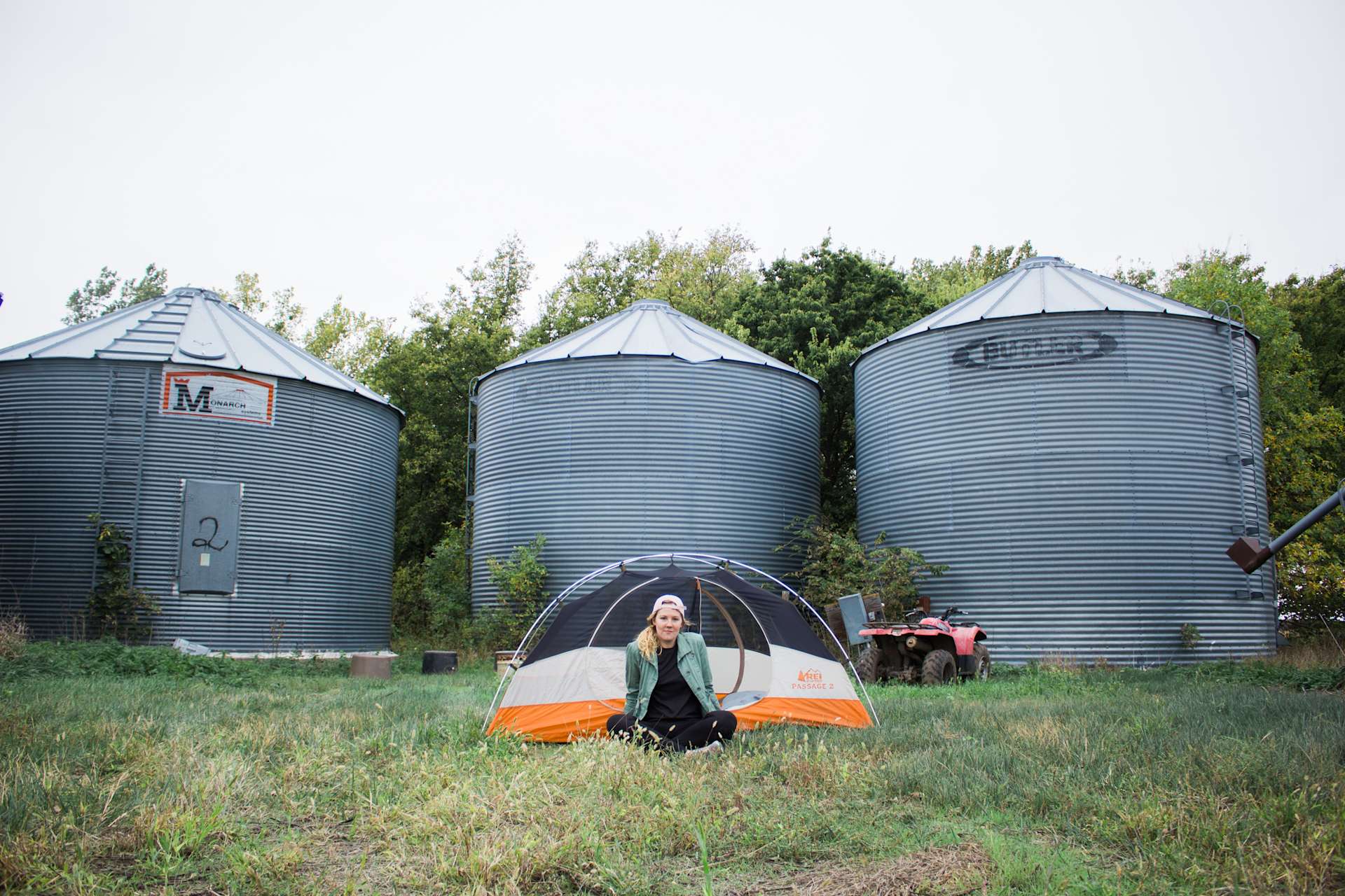 Creek Bins Fortress Camp - Hipcamp in Lenora, Kansas