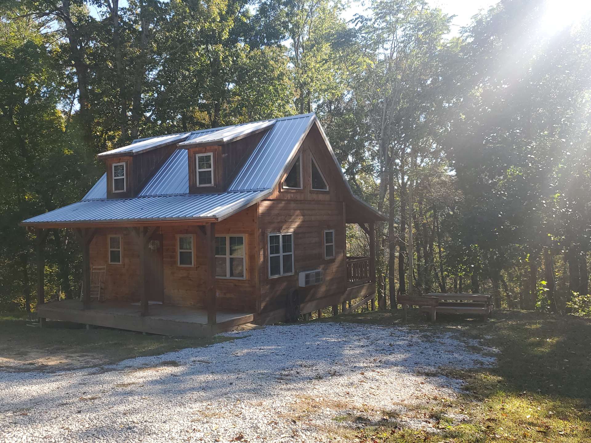 A Rustic Ravine Cabin Adventure - Hipcamp in Genoa, West Virginia