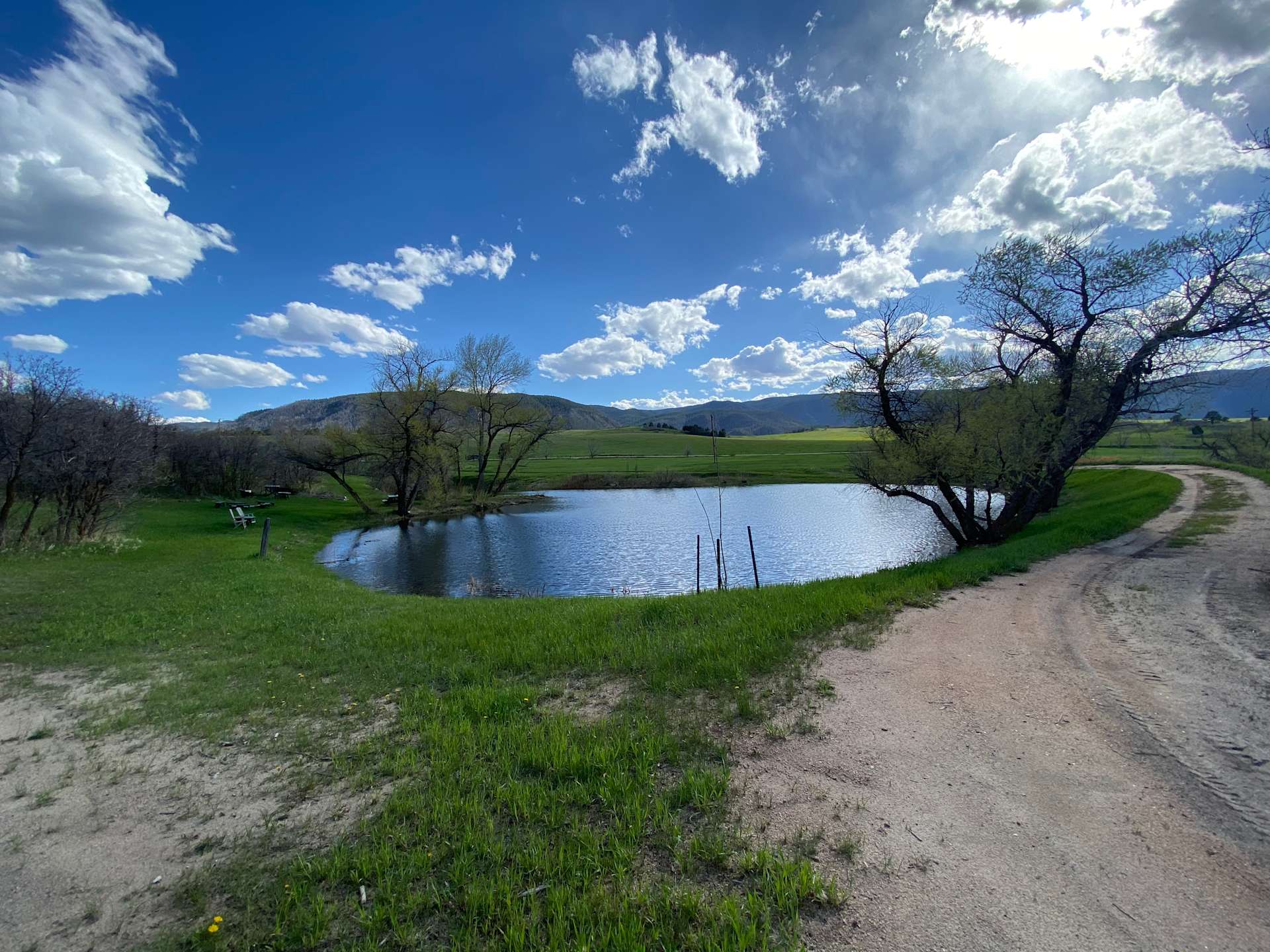 Colorado Meadows & Fishing Pond - Hipcamp in Larkspur, Colorado