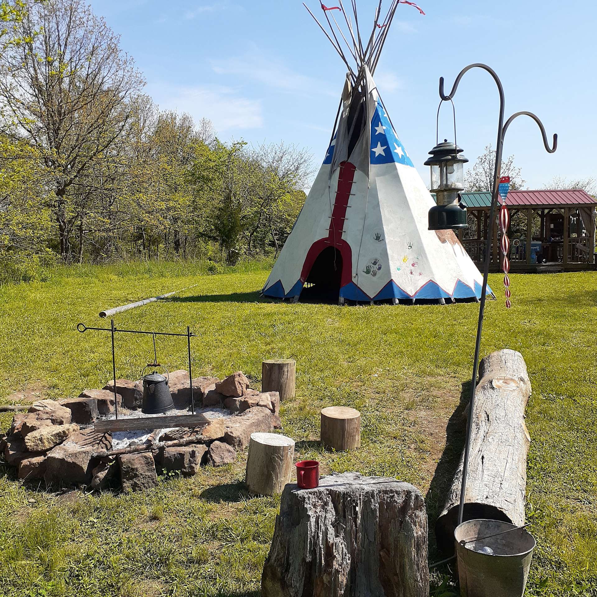Buffalo Tipi Adventure Stockton - Hipcamp in Stockton, Missouri