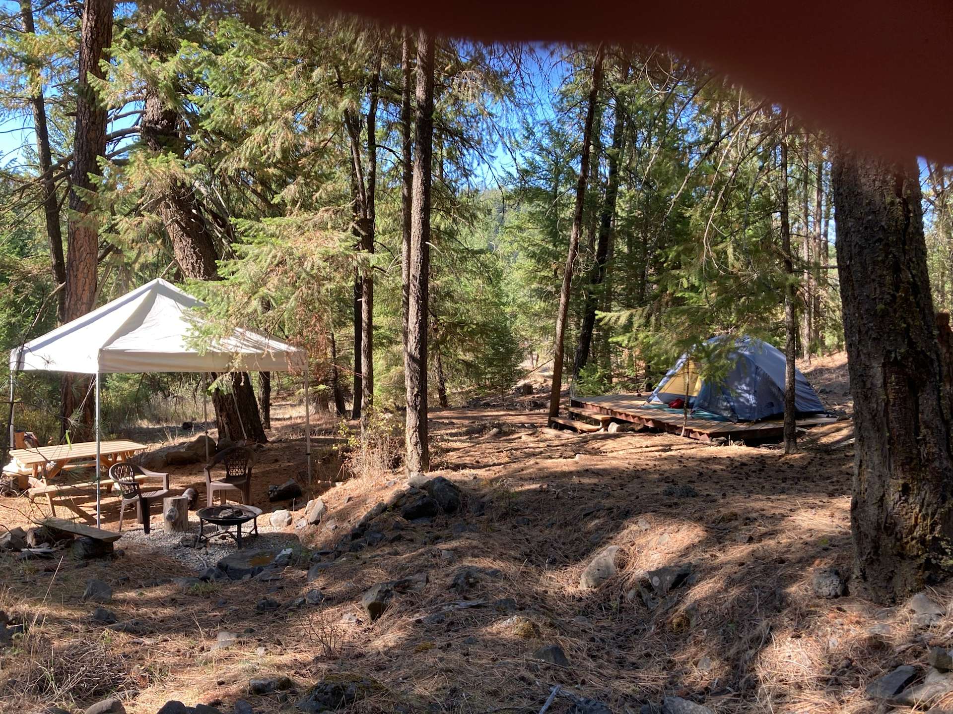 SPOKANE CAMPING In The Forest - Hipcamp in Spokane, Washington
