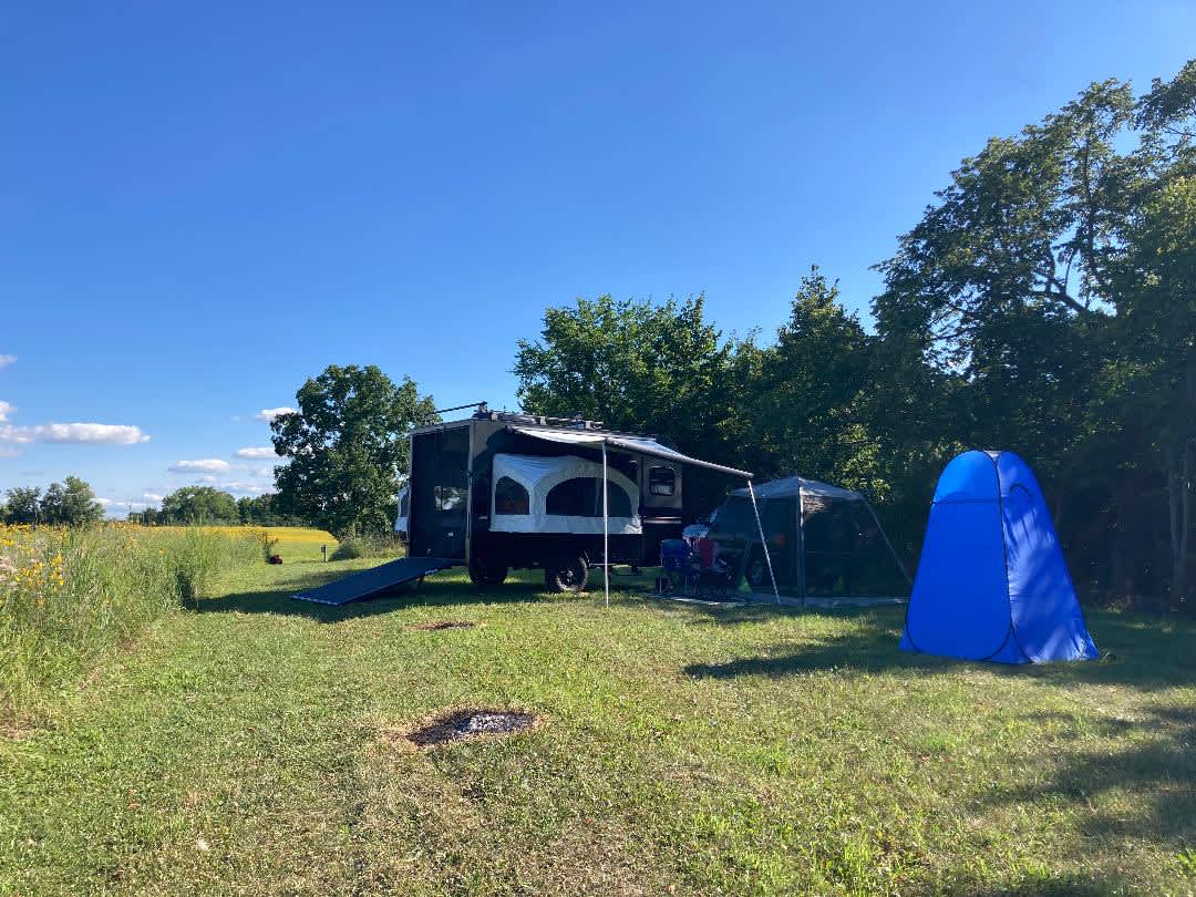 Leon's Lakeview Campground - Hipcamp in , Wisconsin