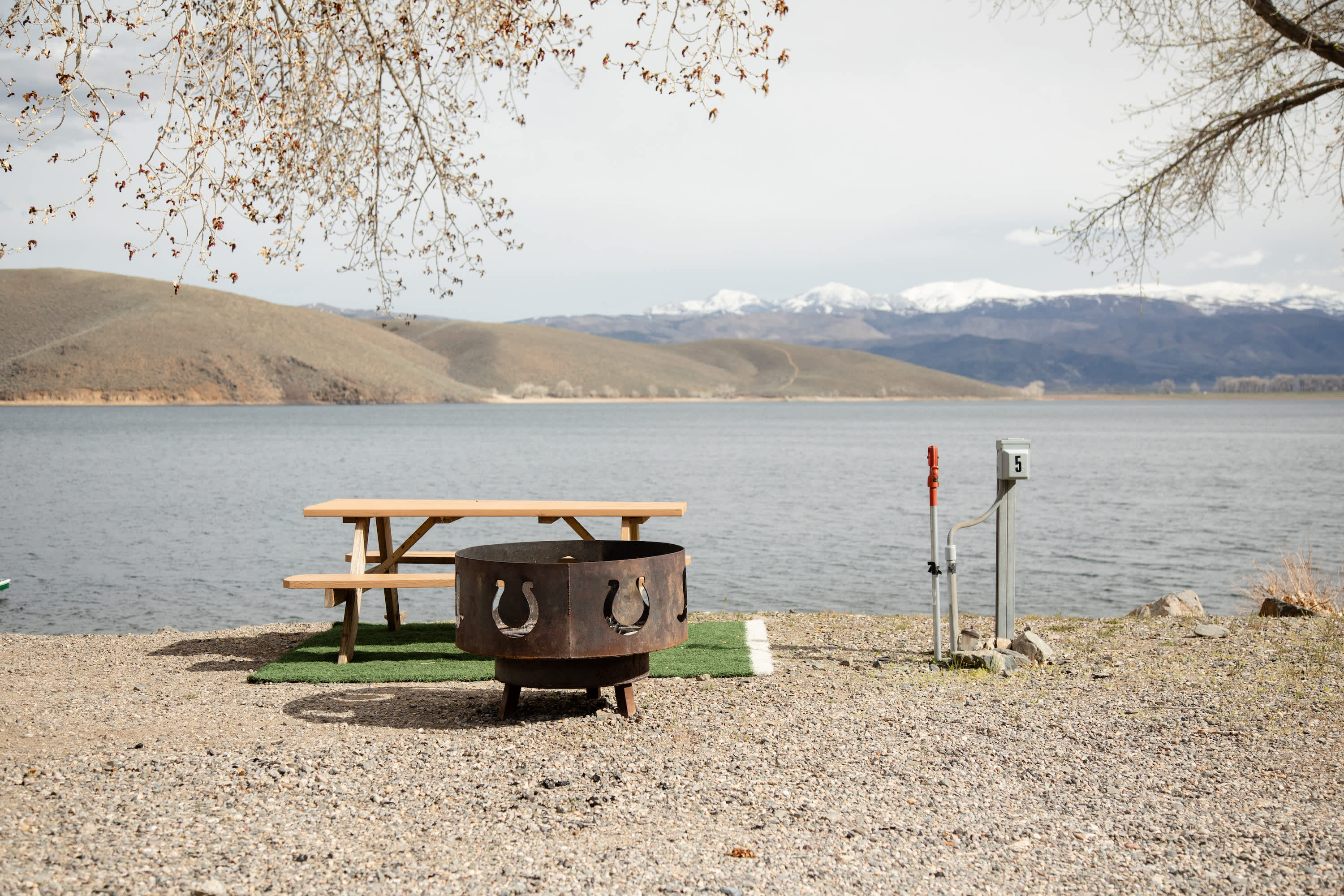Water front on Topaz Lake - Hipcamp in Topaz, California