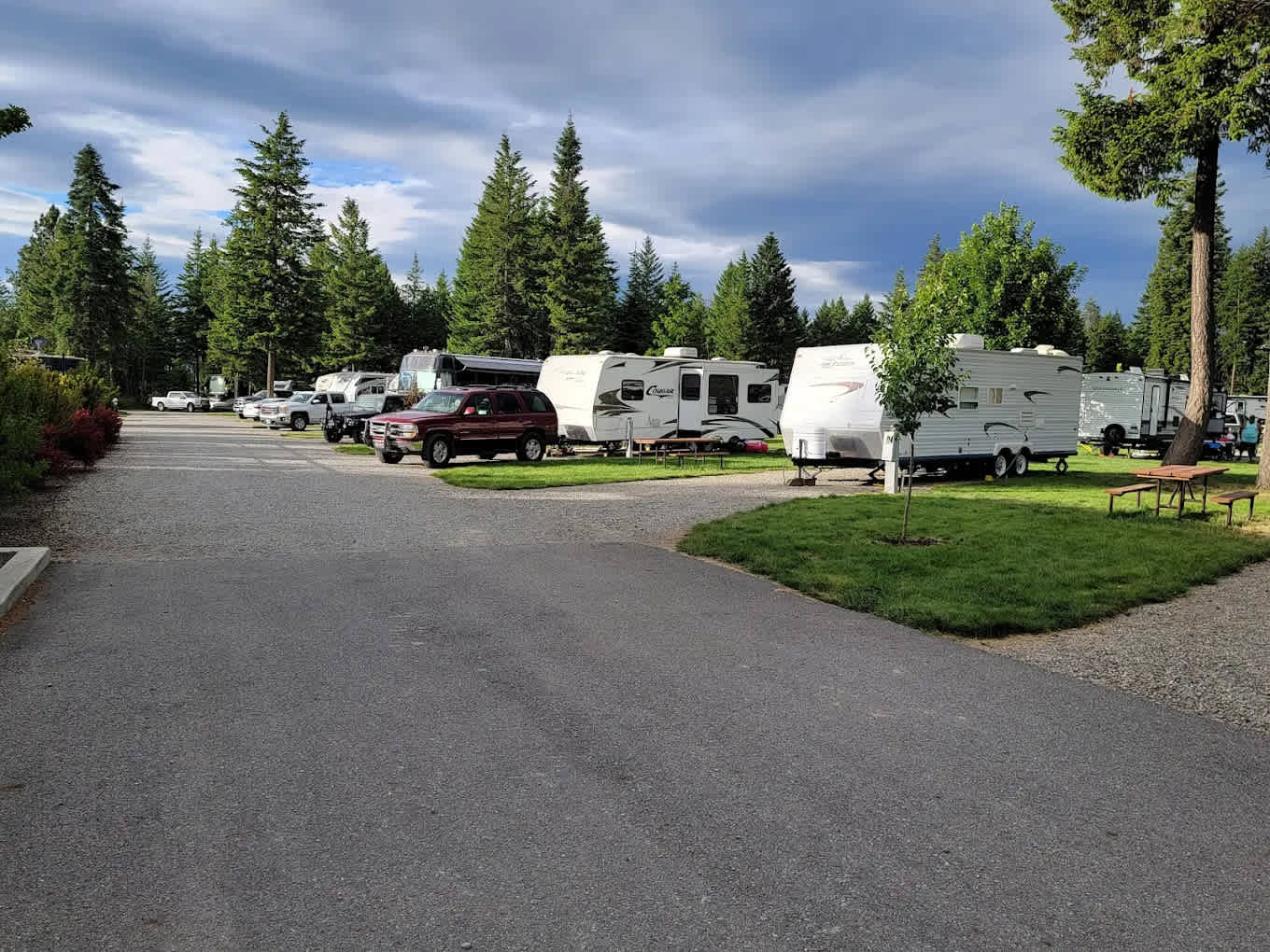 Ravenwood RV Resort - Hipcamp in Athol, Idaho