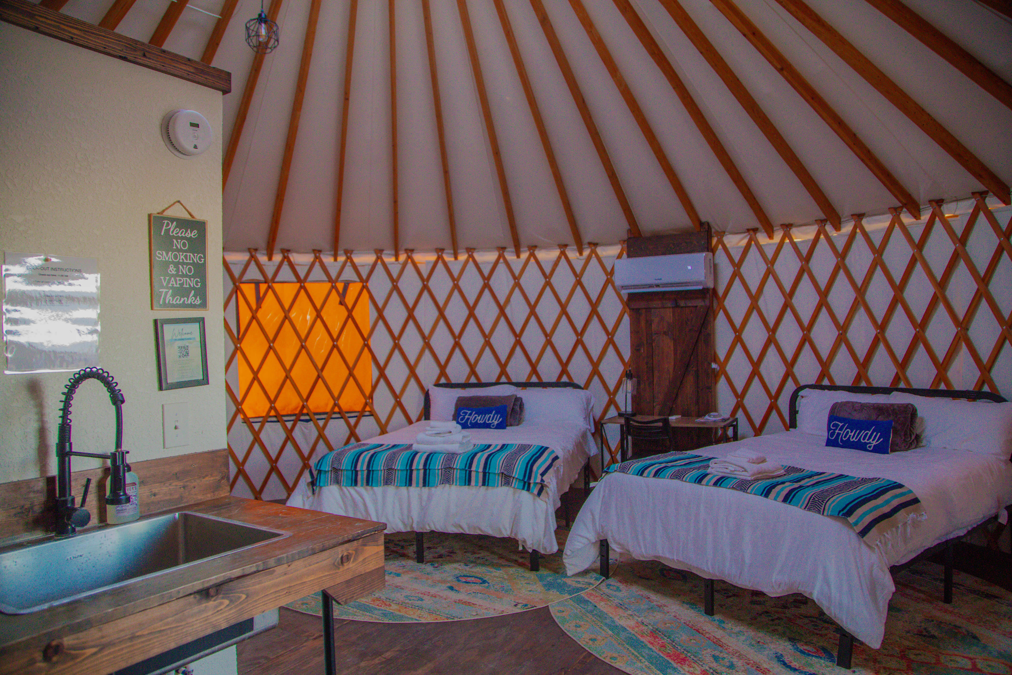 Johnny Yurts - Hipcamp in Johnson City, Texas