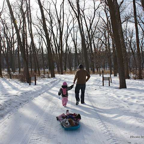 Sanger Campground, Cross Ranch, ND: