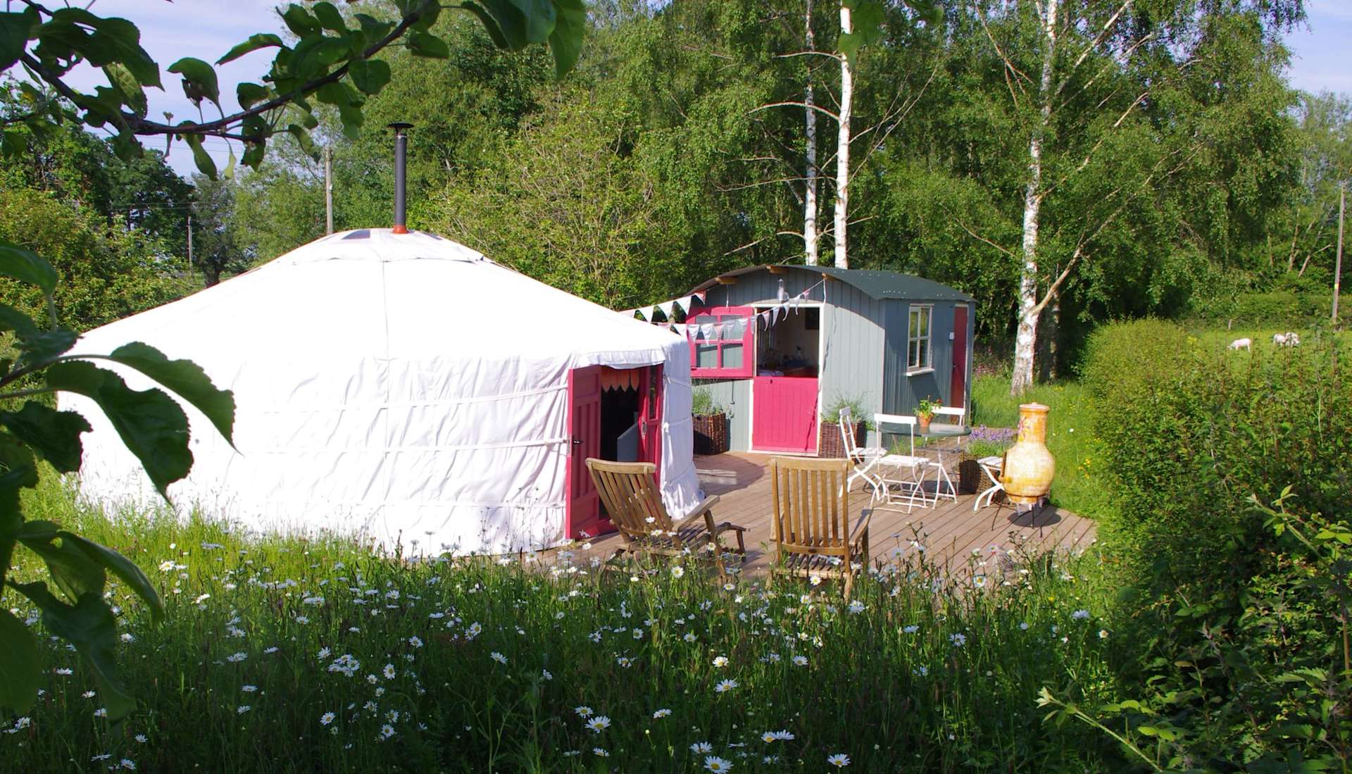 The Yurt at Midland Farm - Hipcamp in Herefordshire, England