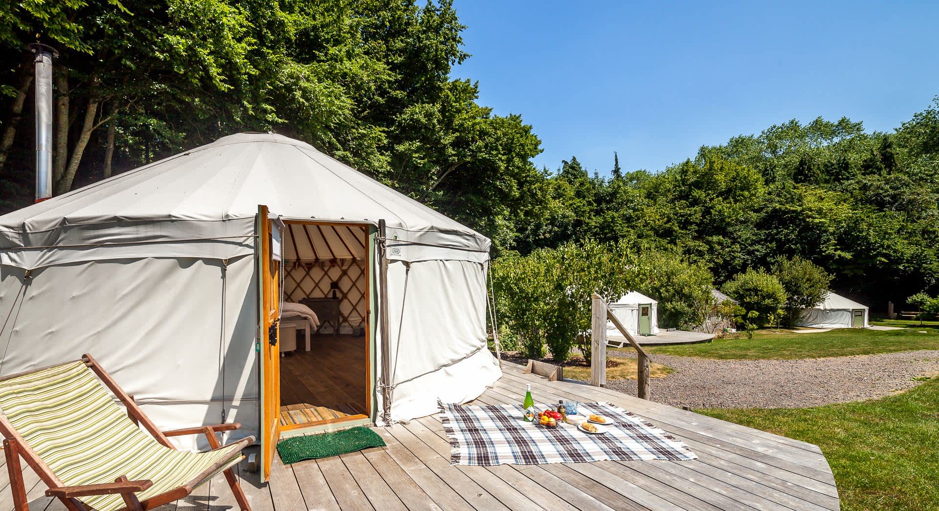 The Yurt Retreat - Hipcamp in Somerset, England
