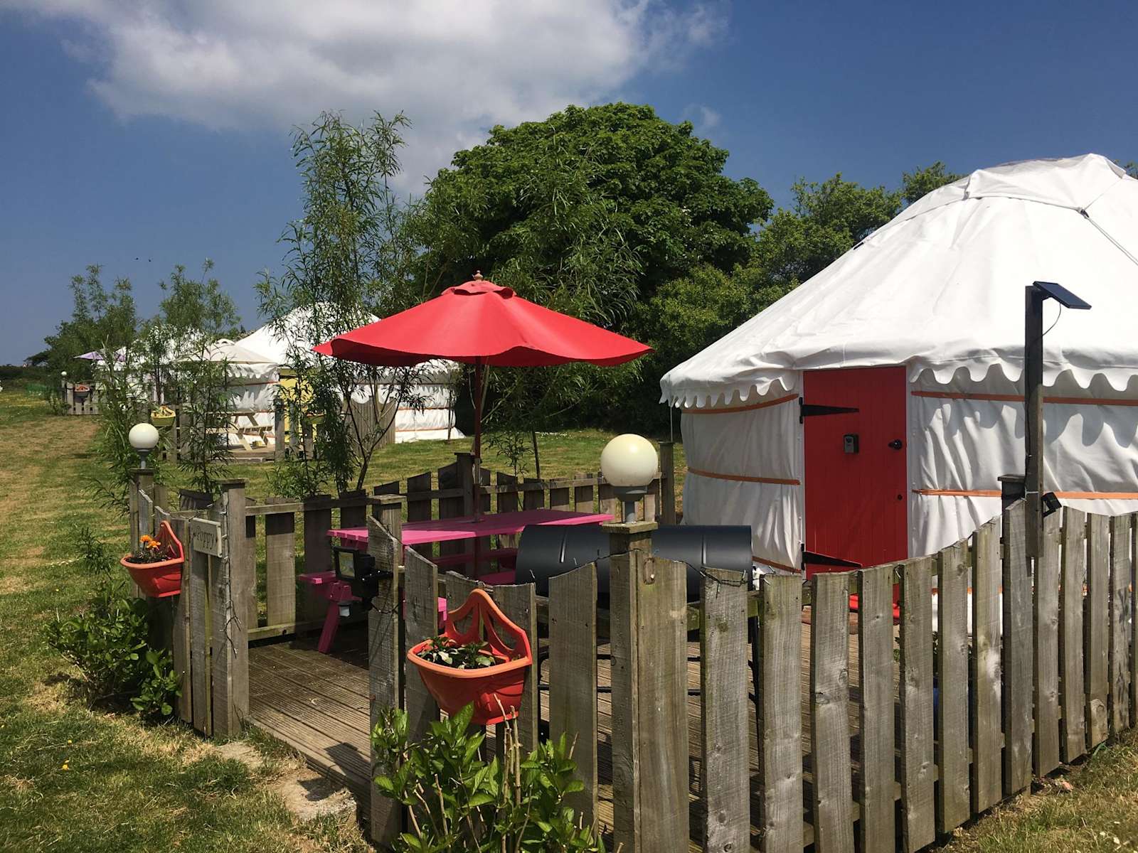 Cornwall Yurts at Carnebo Holiday Barns - Hipcamp in Cornwall, England