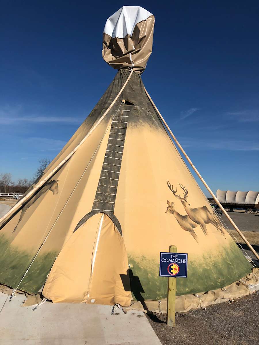 5 Person Comanche Teepee, Historic Overnights, OK: 7 Photos