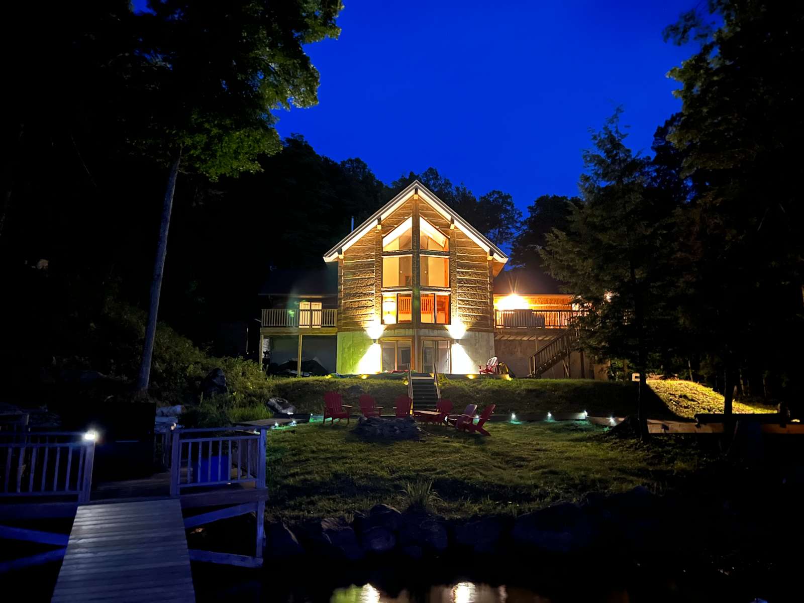 Cabin on Moose Lake with Hot Tub - Hipcamp in Haliburton, Ontario