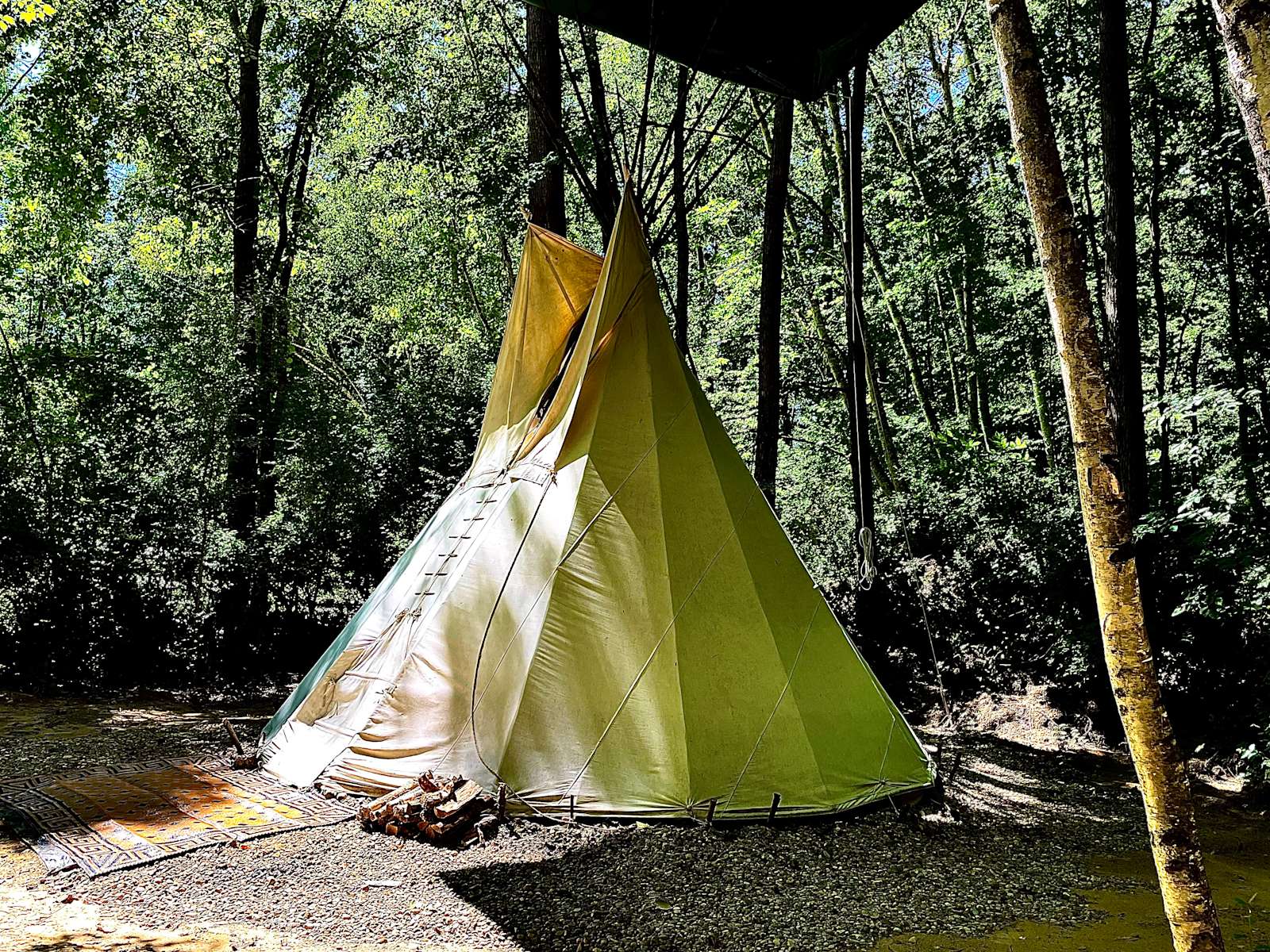 The waŋblí tipi - Hipcamp in Lapeer, Michigan