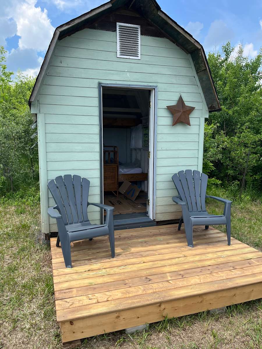 Off grid Badlands Bunkie - Hipcamp in Inglewood, Ontario