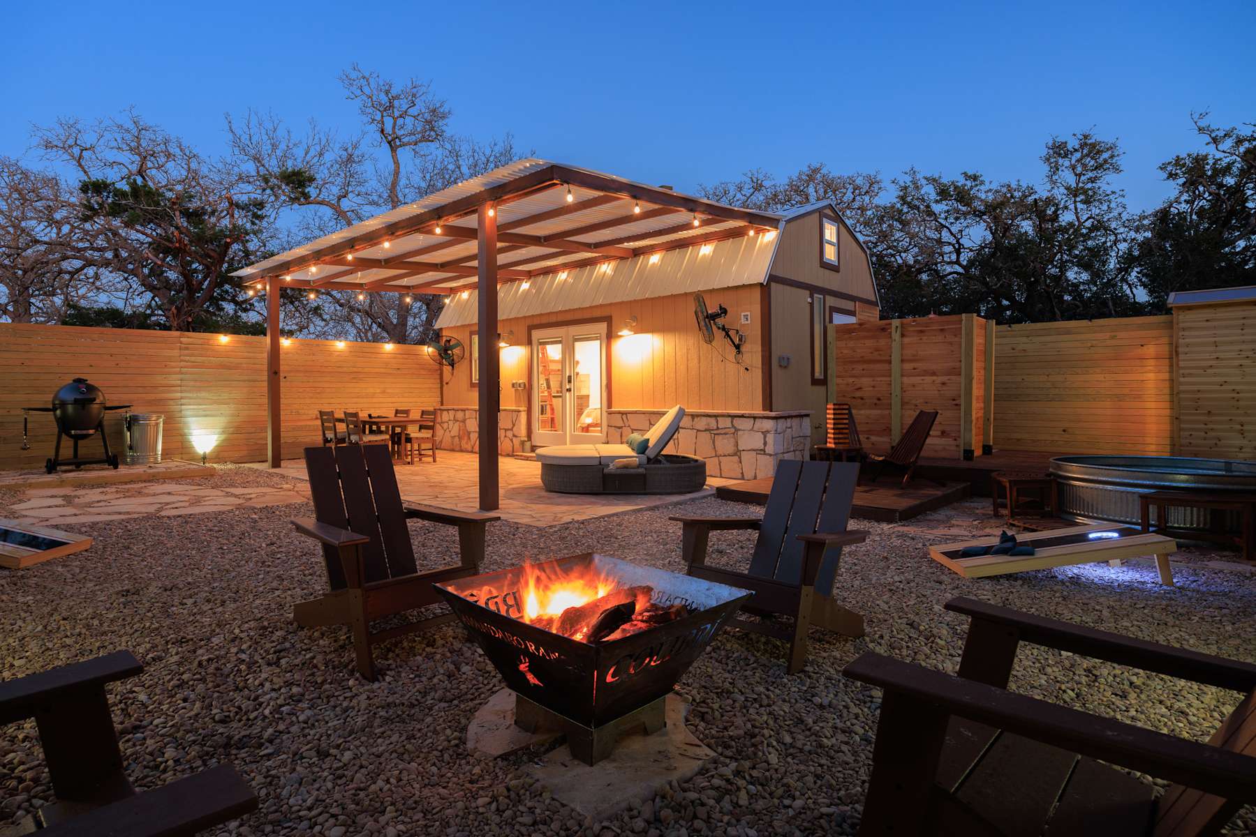 Romantic Tiny Luxury cabin-hot tub - Hipcamp in Wimberley, Texas