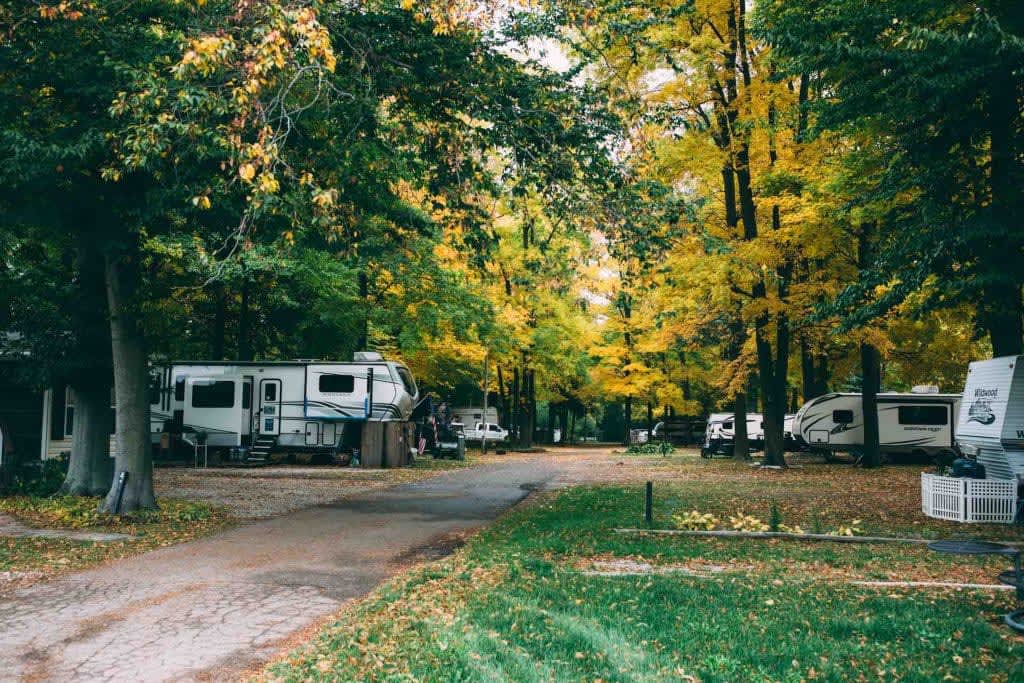 Tyler Creek Golf Course and Campground - Hipcamp in Alto, Michigan