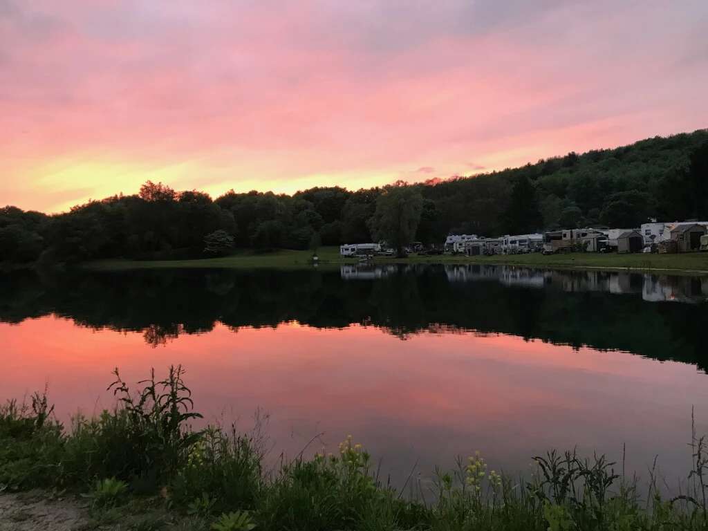 Leisure Lake Campground - Hipcamp in Corry, Pennsylvania