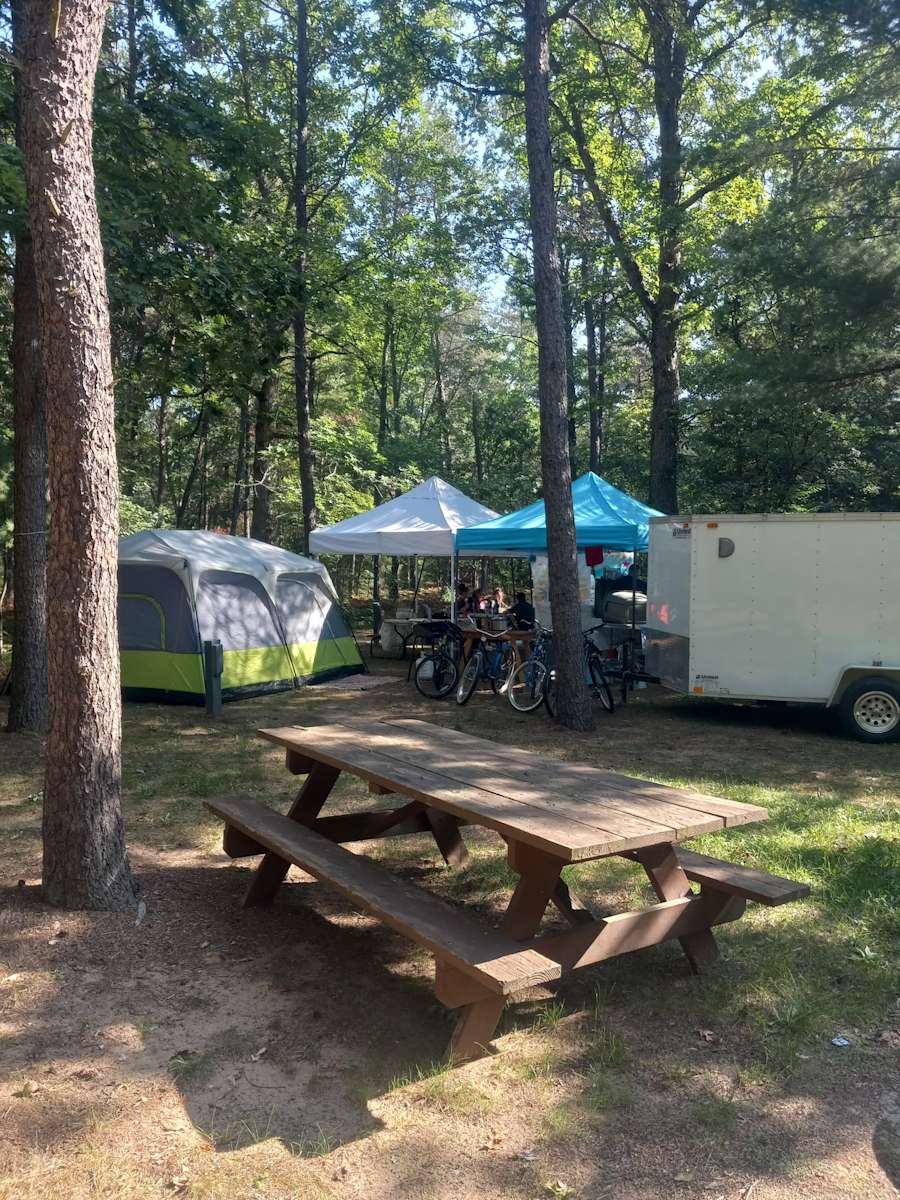 The Pines Campground - Hipcamp in Luther, Michigan