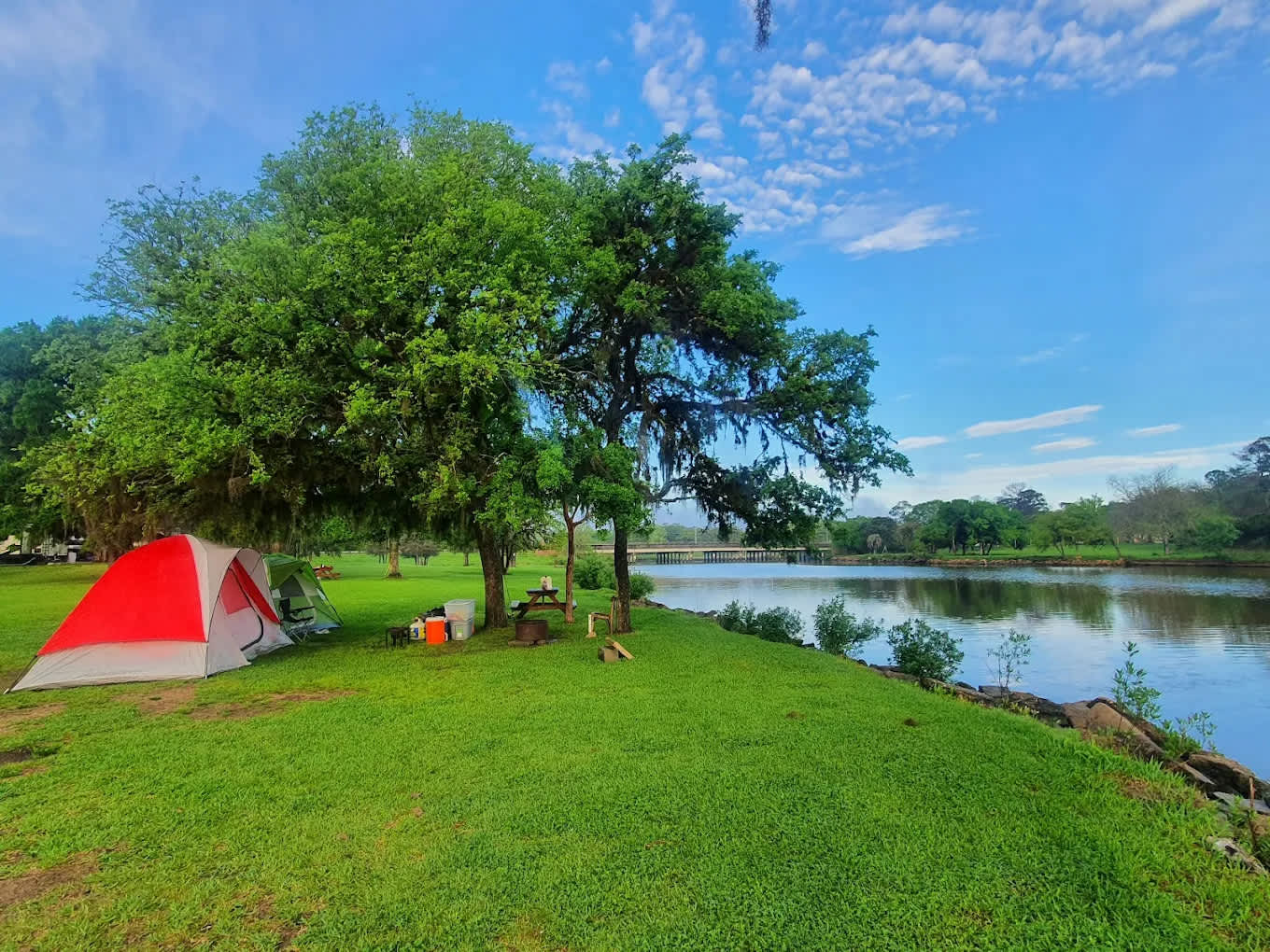 Bayou Campground - Hipcamp in Dickinson, Texas