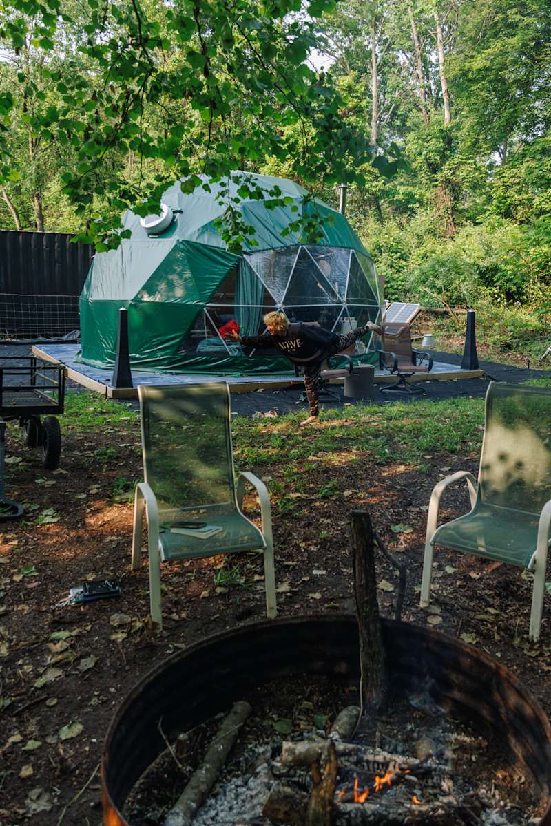 The Farmstead Oasis - Hipcamp in Willis, Michigan