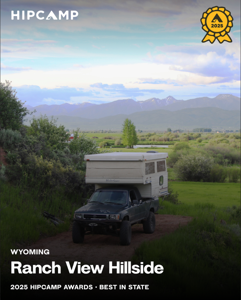 Ranch View Hillside - Hipcamp in Fairview, Wyoming