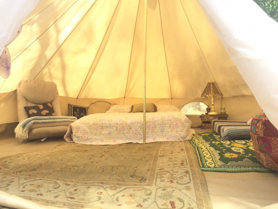 Love Yurt By The River - Hipcamp in Kernville, California