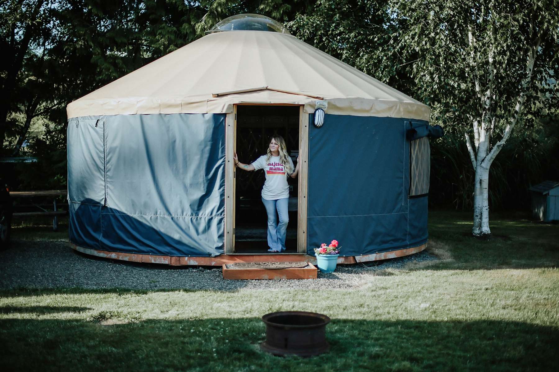 Tillamook Bay City RV Park Yurt - Hipcamp in Tillamook, Oregon