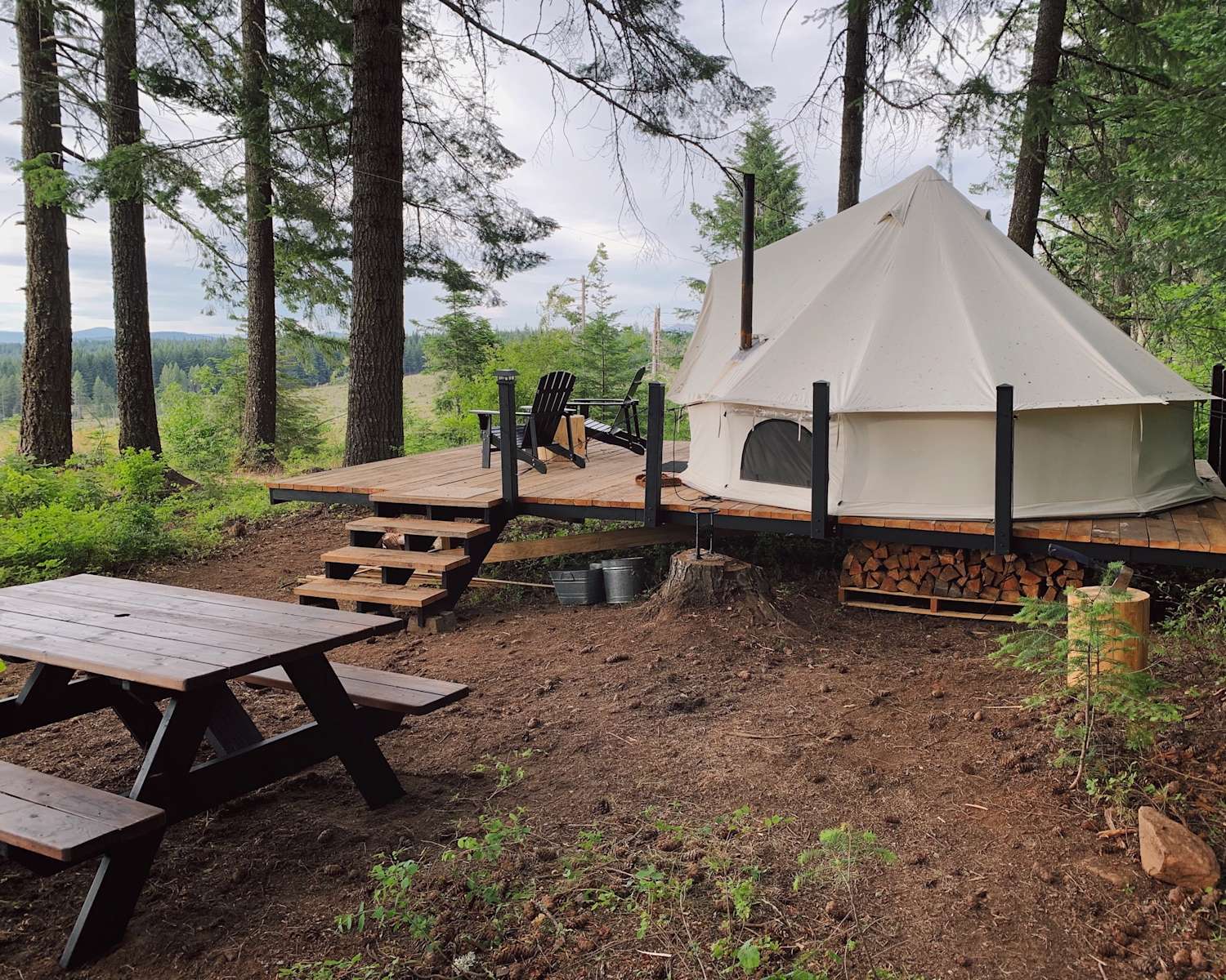 Timber Valley Getaway - Hipcamp in Appleton, Washington