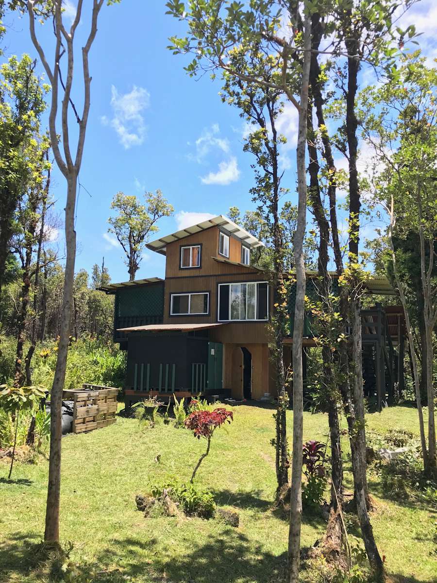 Lava Rock Cabin ~ Off Grid Hale - Hipcamp in Mountain View, Hawaii