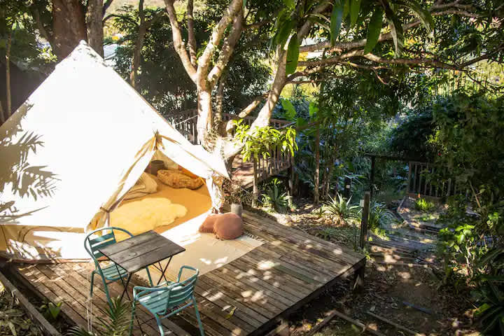 Tree Top Glamping - Hipcamp in Ocean Shores, New South Wales