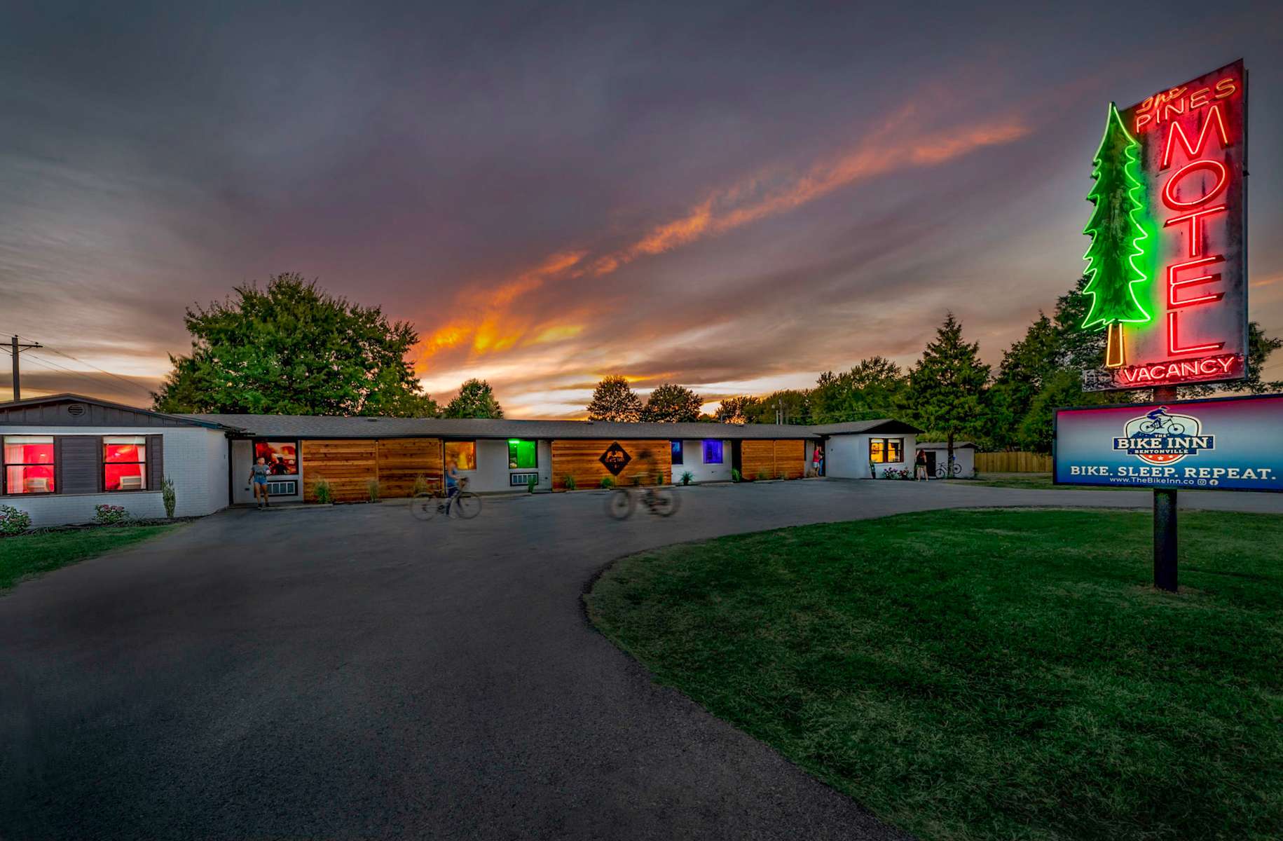 The Bike Inn Bentonville Hipcamp in Bentonville Arkansas