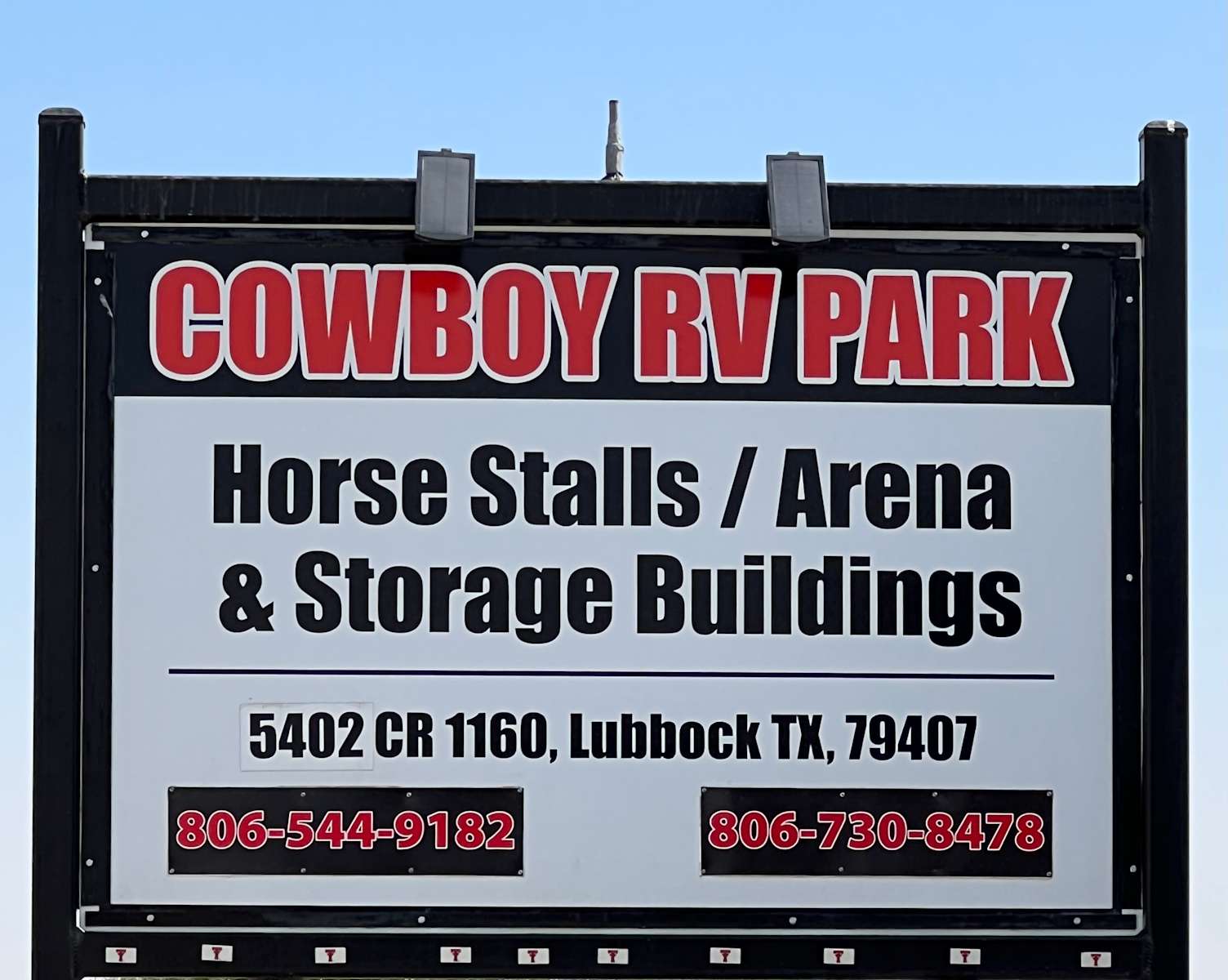 Cowboy RV Park & Horse Hotel - Hipcamp in Lubbock, Texas