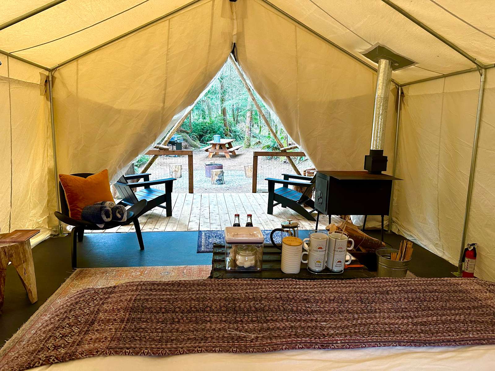 Big Cedar Camp - Hipcamp in Langley, Washington