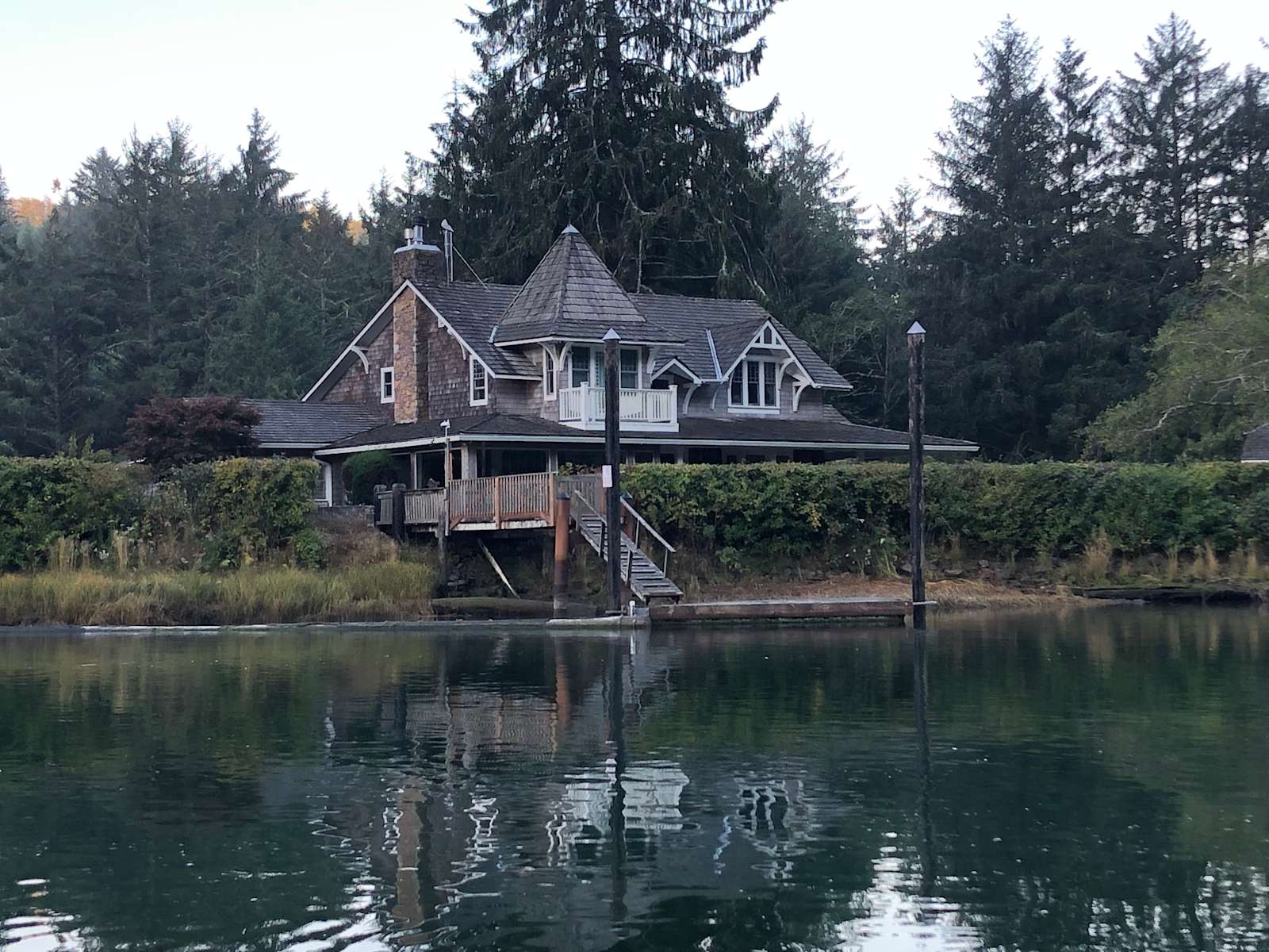 Fun River w/ private dock and deck! - Hipcamp in Lincoln City, Oregon