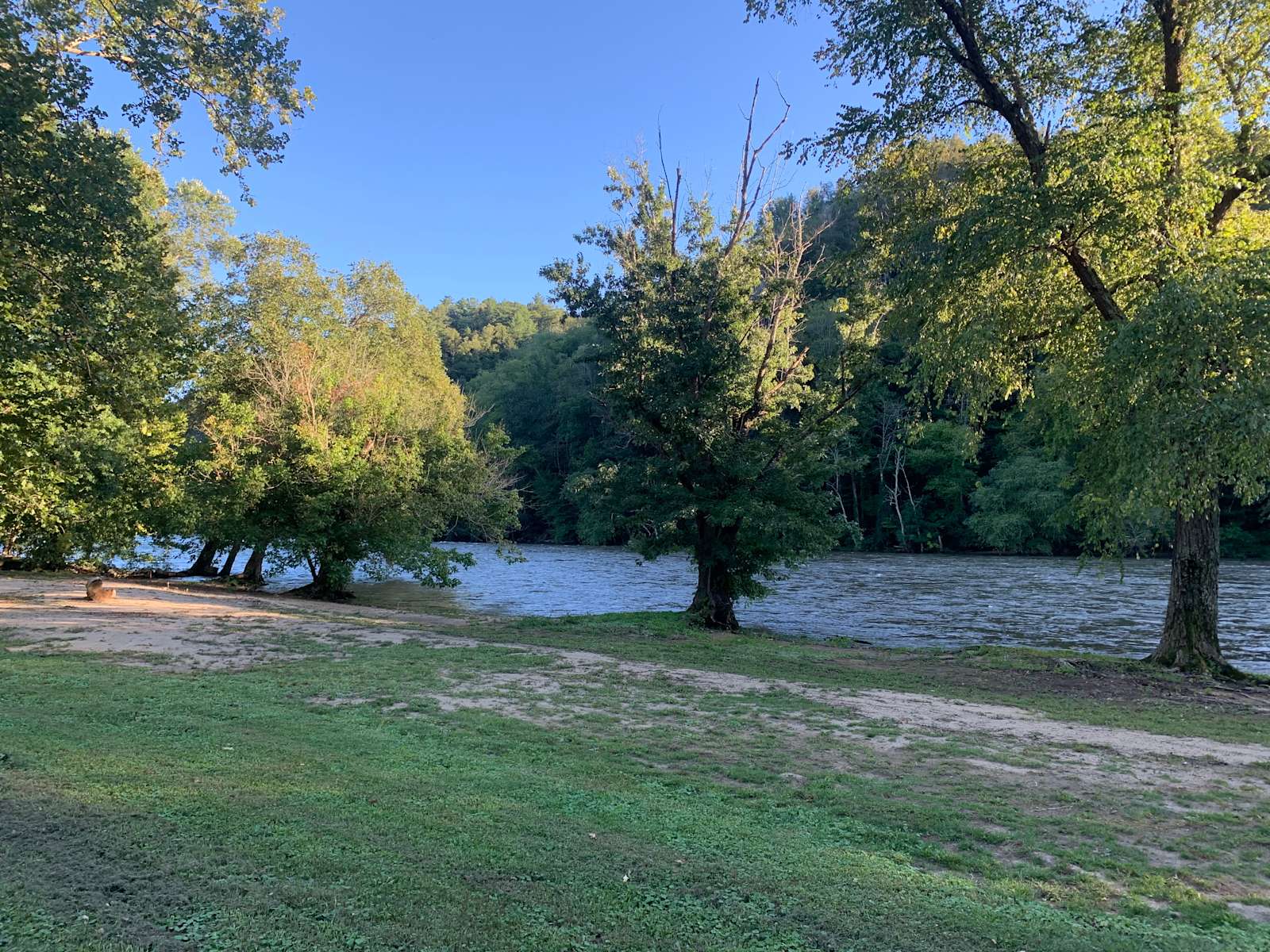 French Broad River Lower Pad - Hipcamp in Marshall, North Carolina
