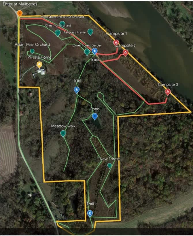 Draco Hill Nature Farm - Hipcamp in West Branch, Iowa