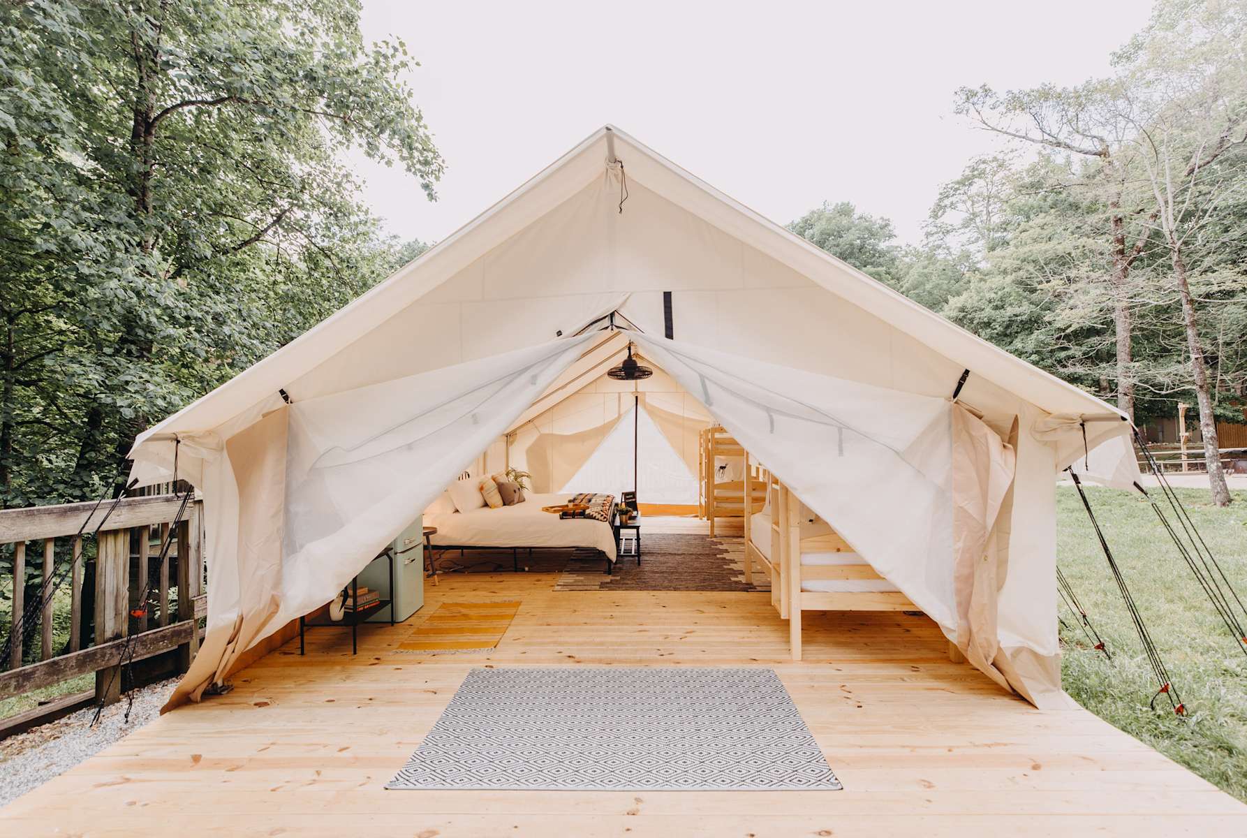 Glamping Retreat + Waterfall - Hipcamp in Dawsonville, Georgia